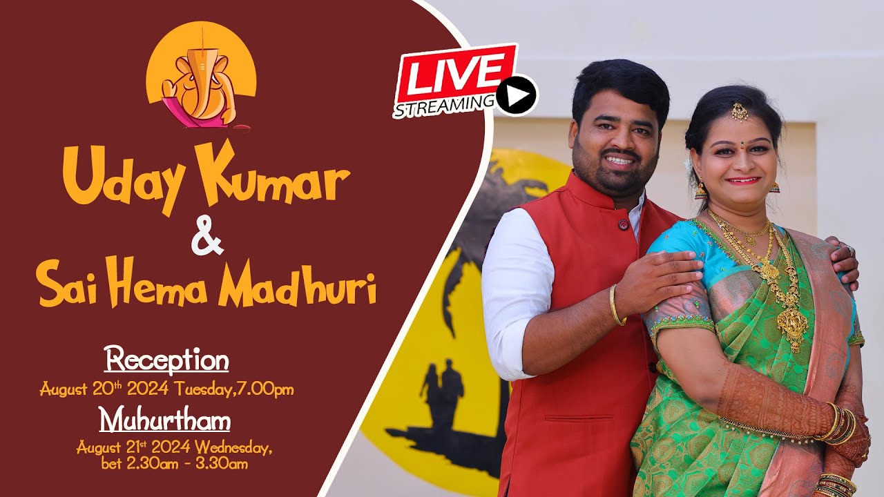 Uday Kumar & Sai Hema Madhuri | Live Streaming - YouTube
