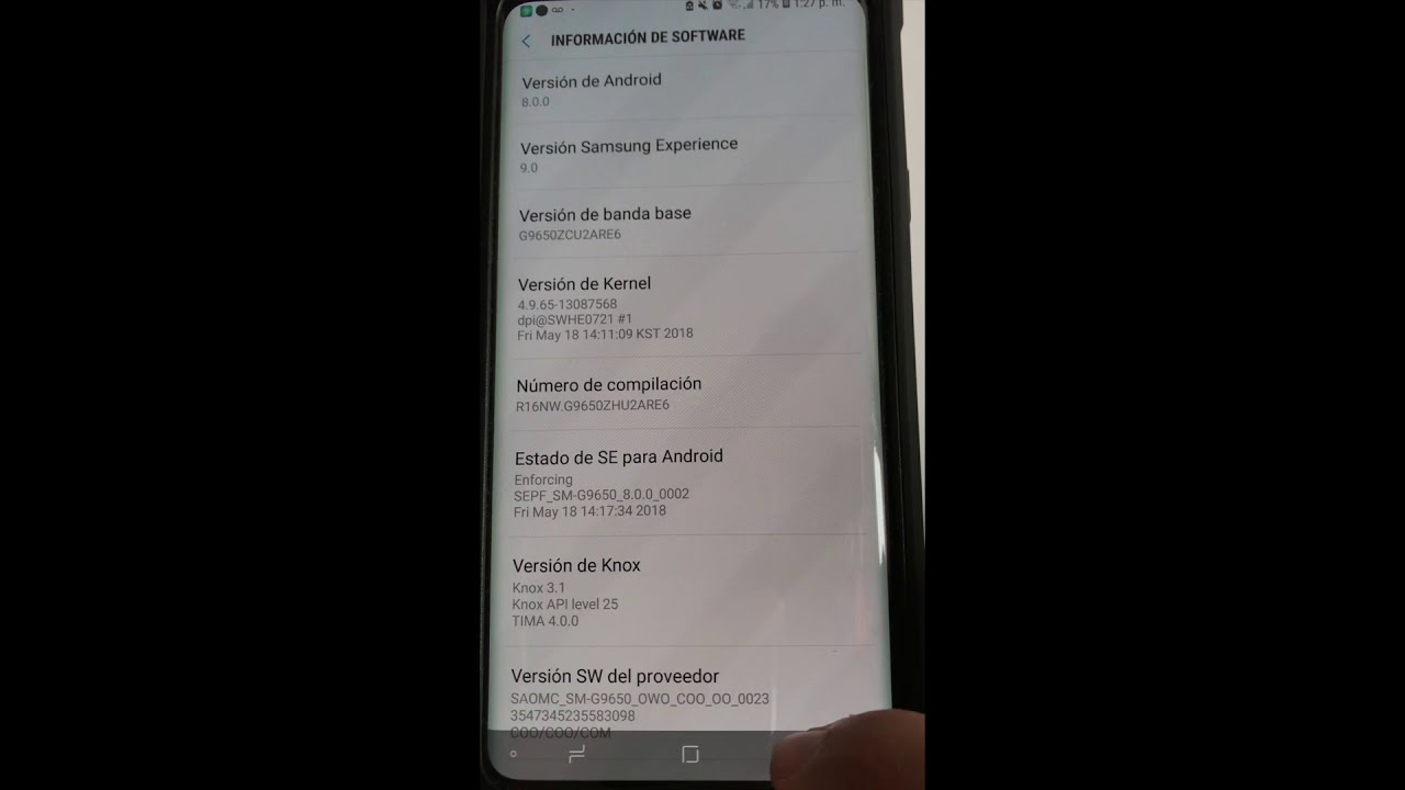 como activar el modo desarrollador/programador en el Samsung Galaxy S9 ...