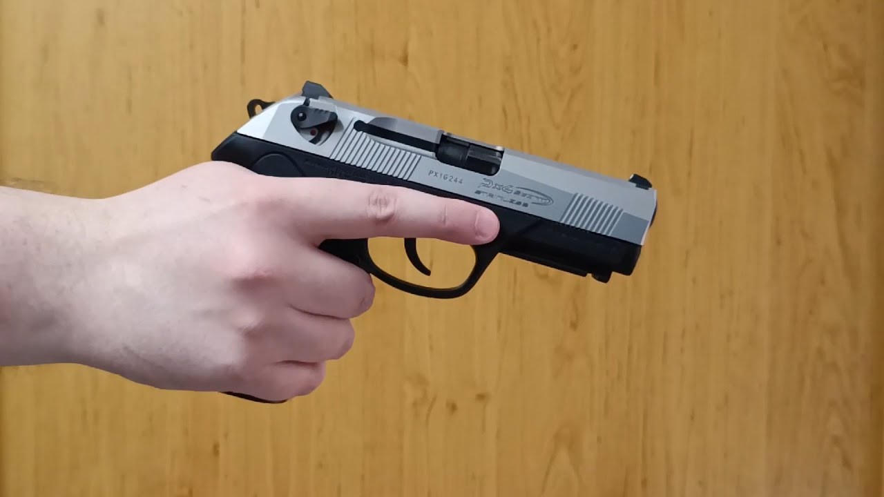 Airsoft Tokyo Marui Papago Arms stainless steel Beretta Px4 Storm Inox ...