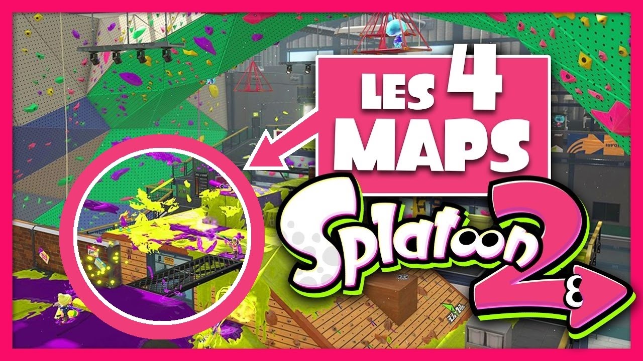 4 MAPS DE SPLATOON 2 - YouTube