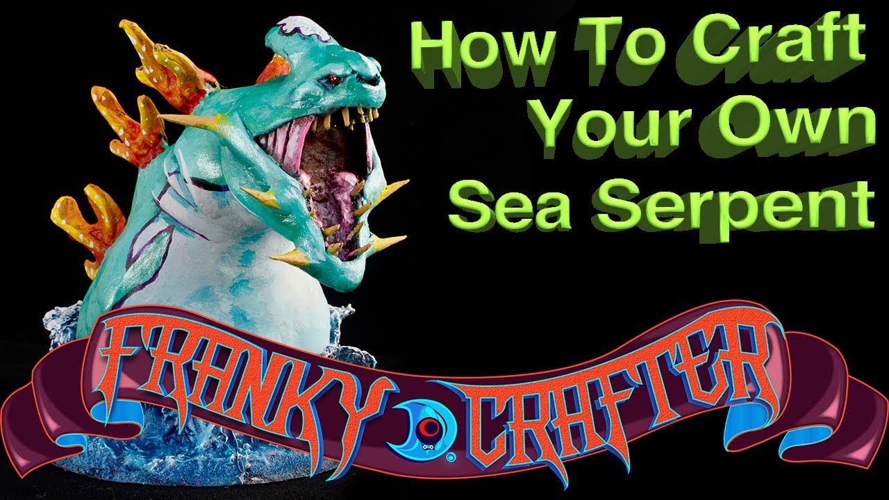 How to Craft a Sea Serpent for Dungeons & Dragons - YouTube