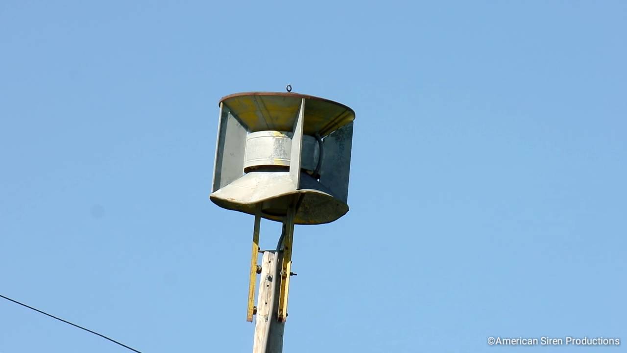 Federal Signal SD10 Short Alert, Centralia,mo (Boone County Tornado ...
