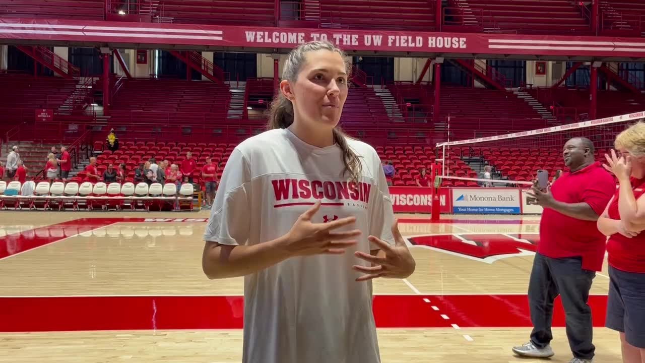 Watch now: Danielle Hart talks about her return to Wisconsin volleyball ...