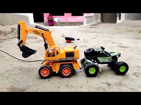 Indian New Rc Jcb 4WD Vs New Monstar Car || Rc remote control Car and ...