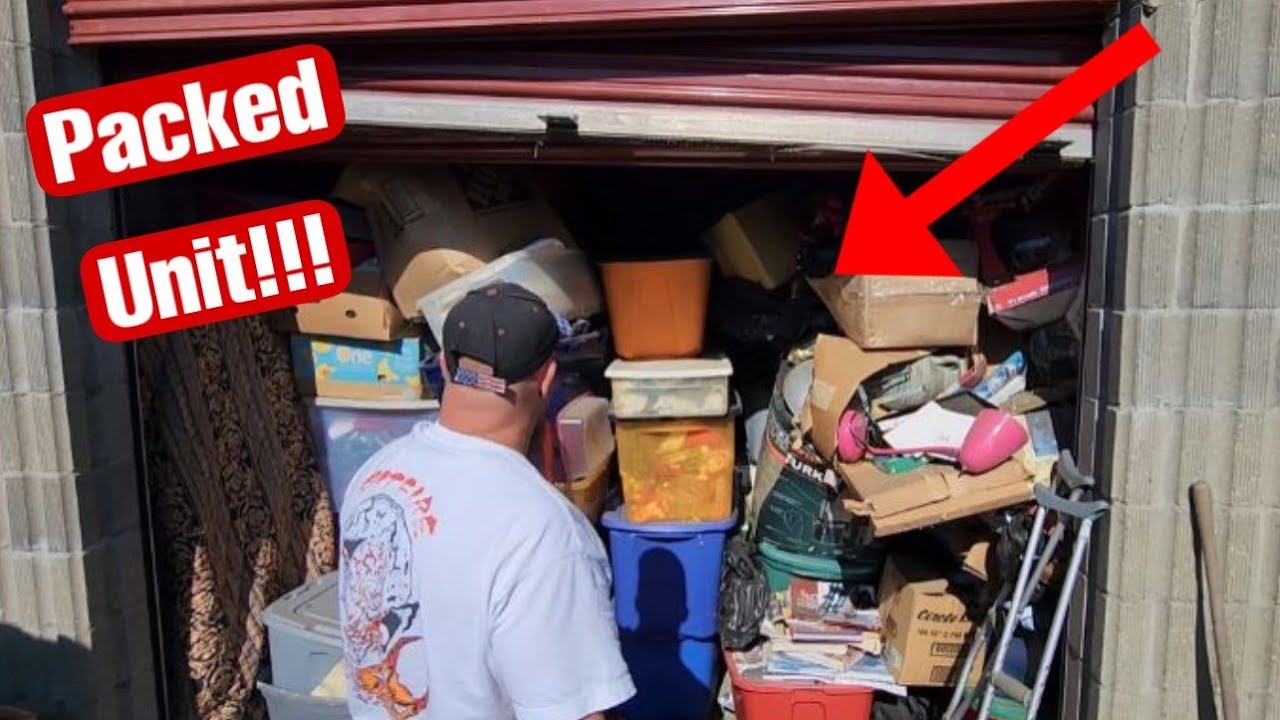 Abandoned Storage Locker Unit Finds. Packed full of awesomeness. - YouTube