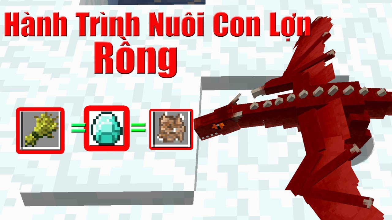 Nuôi Rồng Khổ Hơn Nuôi Lợn -Minecraft Đảo Rồng SS2 #12 - YouTube