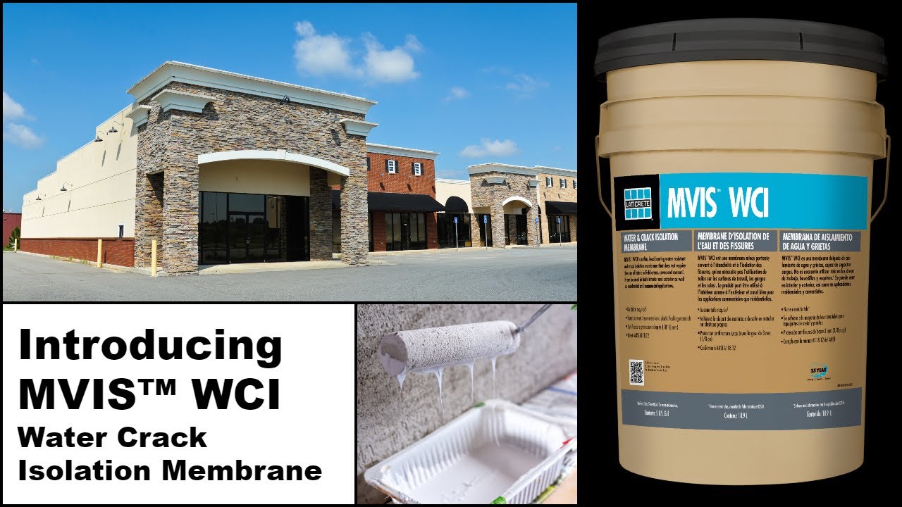 Introducing MVIS WCI Water Crack Isolation Membrane - YouTube
