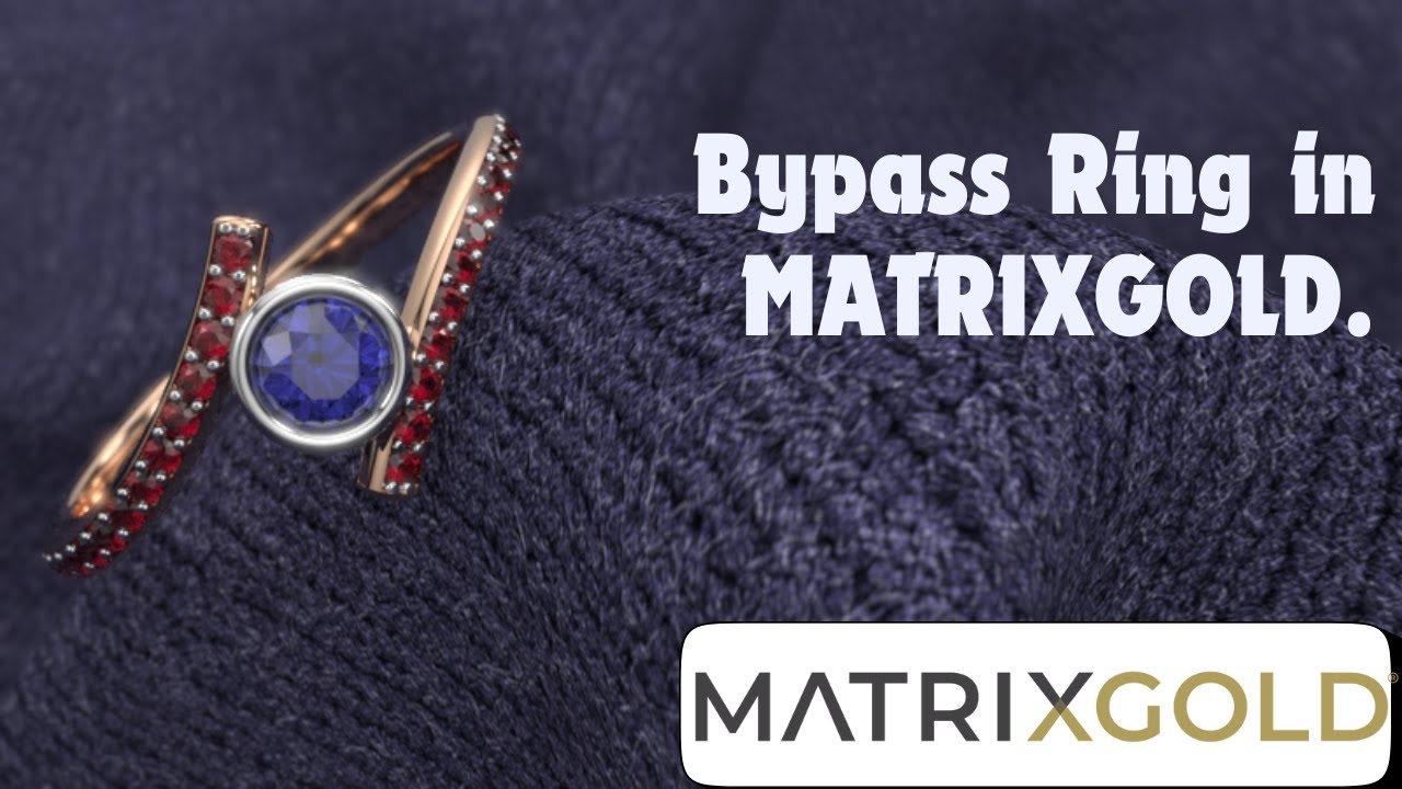 How to Design a Stunning Bypass Ring in MatrixGold | Step-by-Step ...