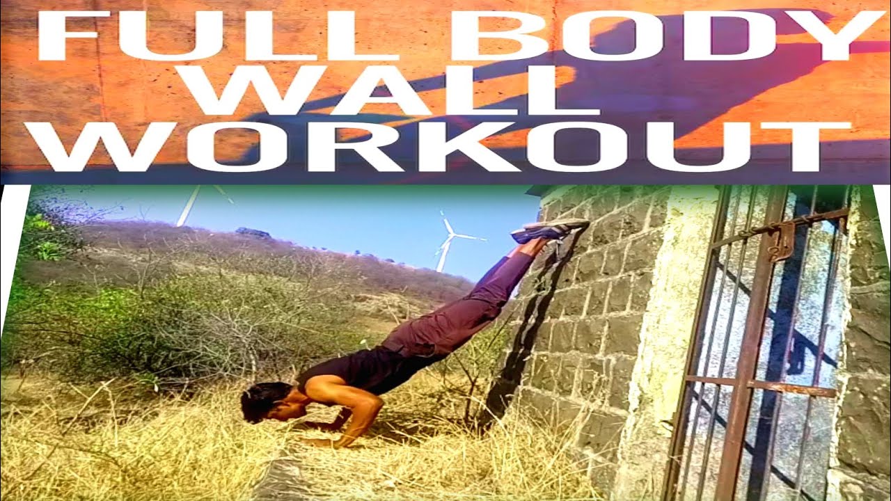🔥FULL BODY WORKOUT WITH WALL EXERCISE 🔥 Walk Workout - YouTube