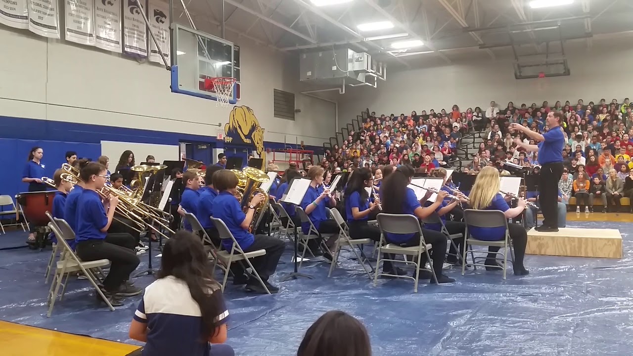 West Wilson Middle School Veteran's Day Program - YouTube