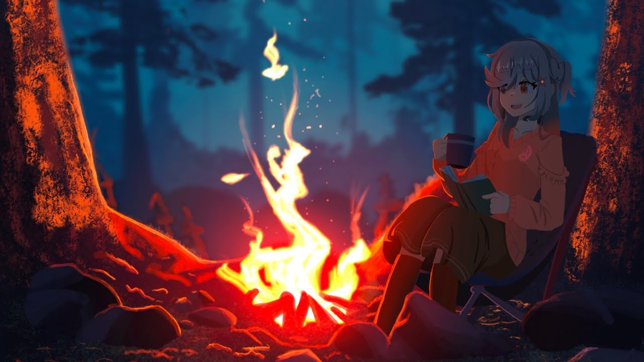 [SpeedArt #48] Chill Night with Matsuri - Yugo's Artworks (6h16) - YouTube