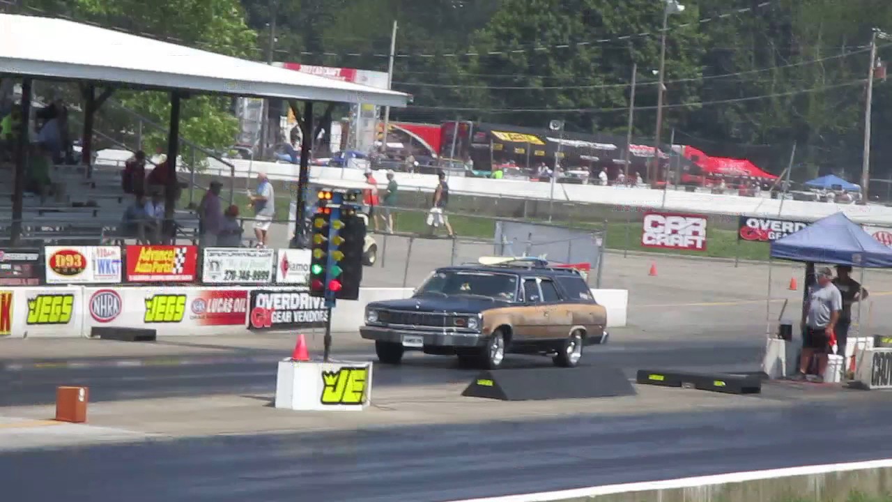 2017 CAR CRAFT SUMMER NATIONALS DRAG RACING AMC MATADOR WAGON - YouTube