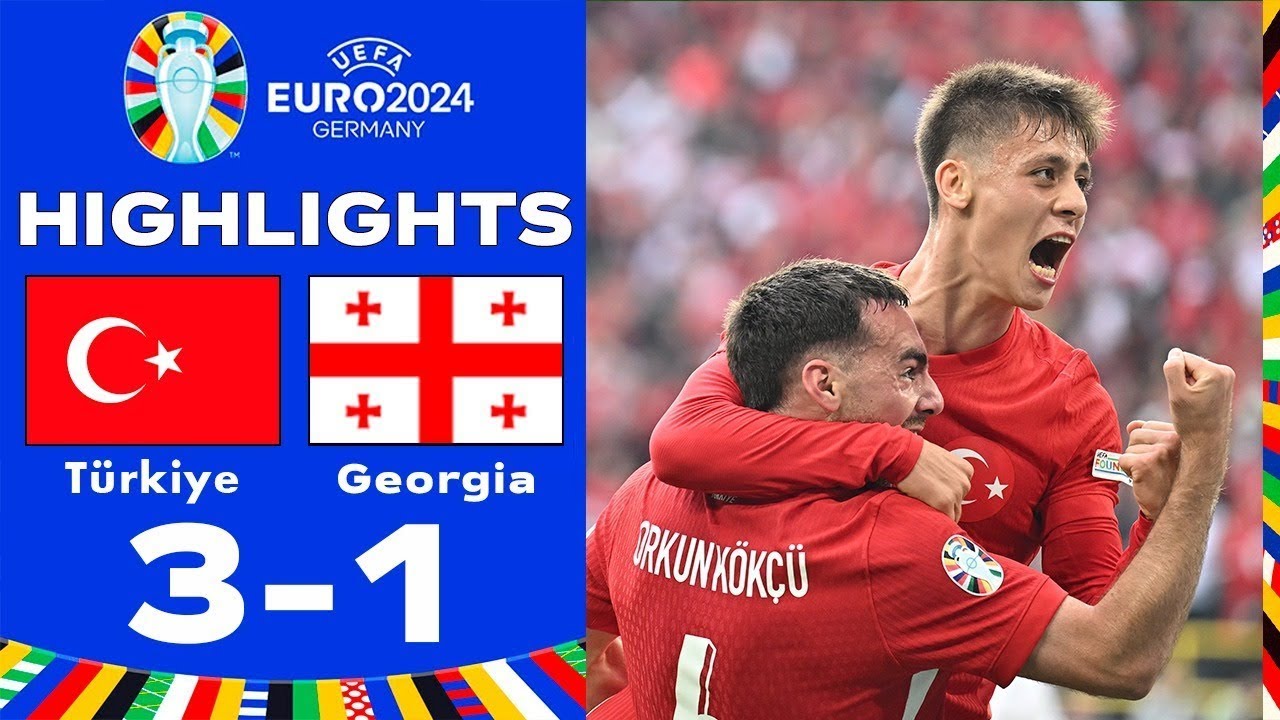 Turkey vs Georgia (3-1) Euro 2024 All GOALS & Extended HIGHLIGHTS ...
