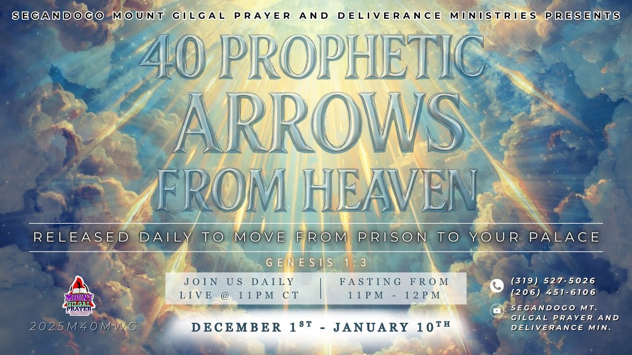 40 PROPHETIC ARROWS FROM HEAVEN - YouTube