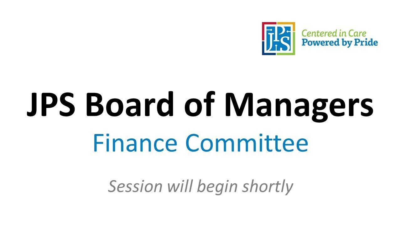 JPS Board Of Managers Meeting for June - YouTube
