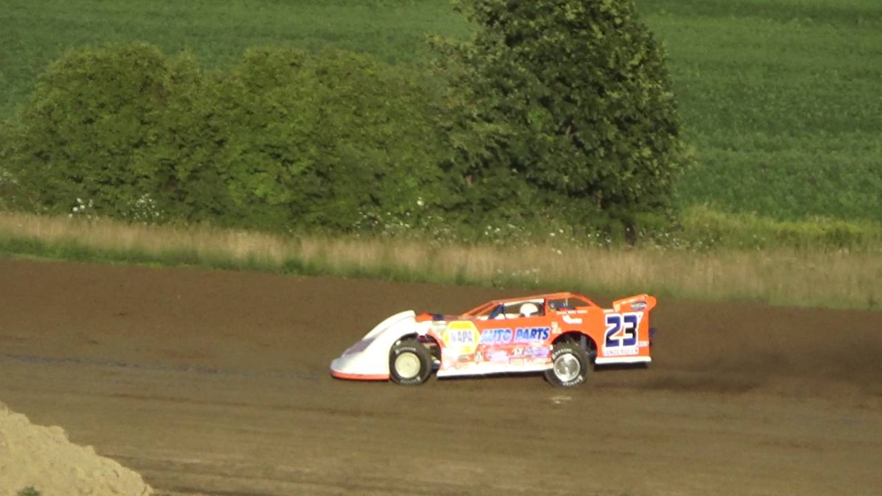 Time trials with Ryan VanderVeen at the Ethanol Series I-96 Speedway ...