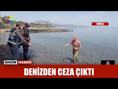 Denizden ceza çıktı