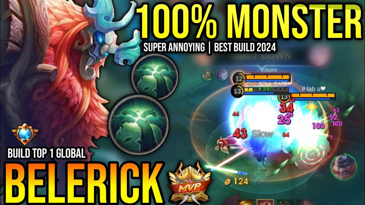BELERICK BEST BUILD 2024 | BUILD TOP GLOBAL BELERICK GAMEPLAY | MOBILE ...
