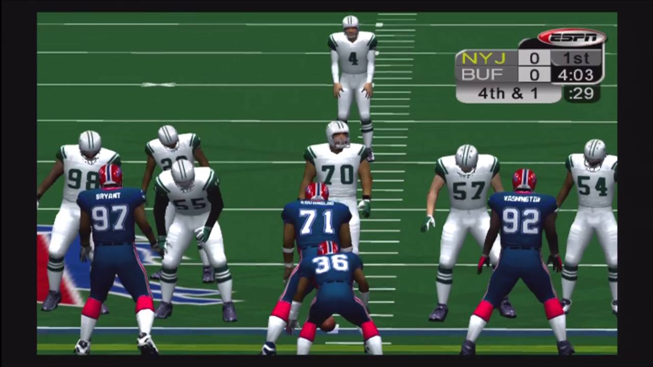 ESPN NFL 2K5 Football Week 2 Jets @ Bills TNF - YouTube