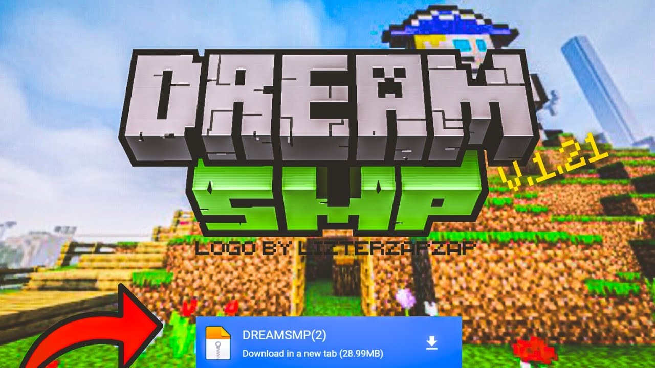 How to Install Dream SMP Map on Mcpe | download DreamSMP world #dream # ...