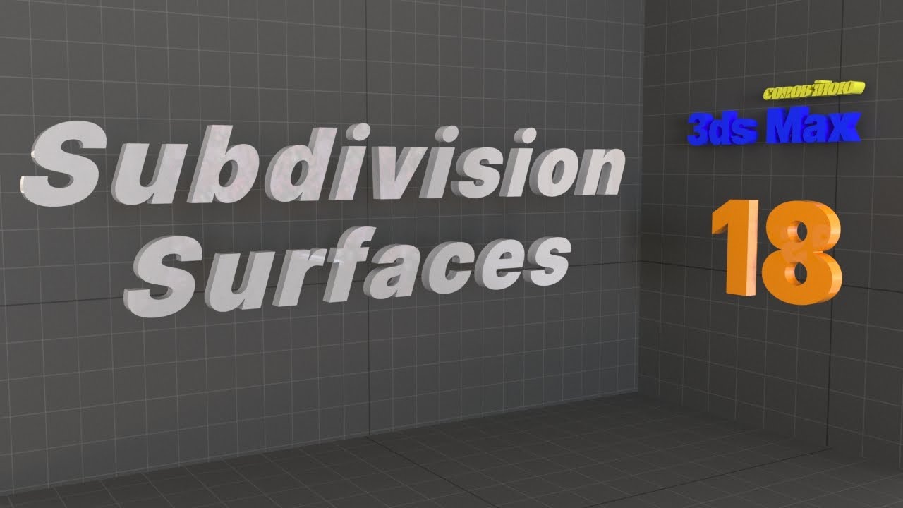 Subdivision Surfaces. Autodesk 3ds MAX - YouTube