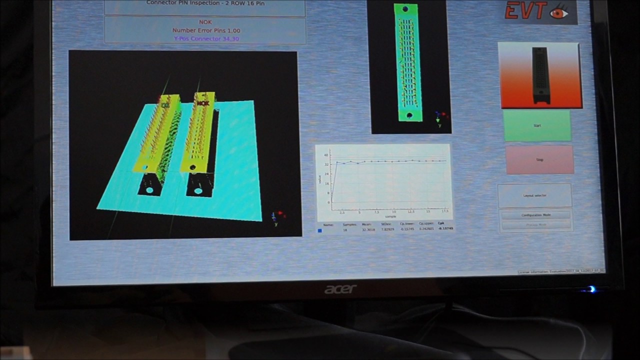 EyeScan 3D Pin Inspection - YouTube