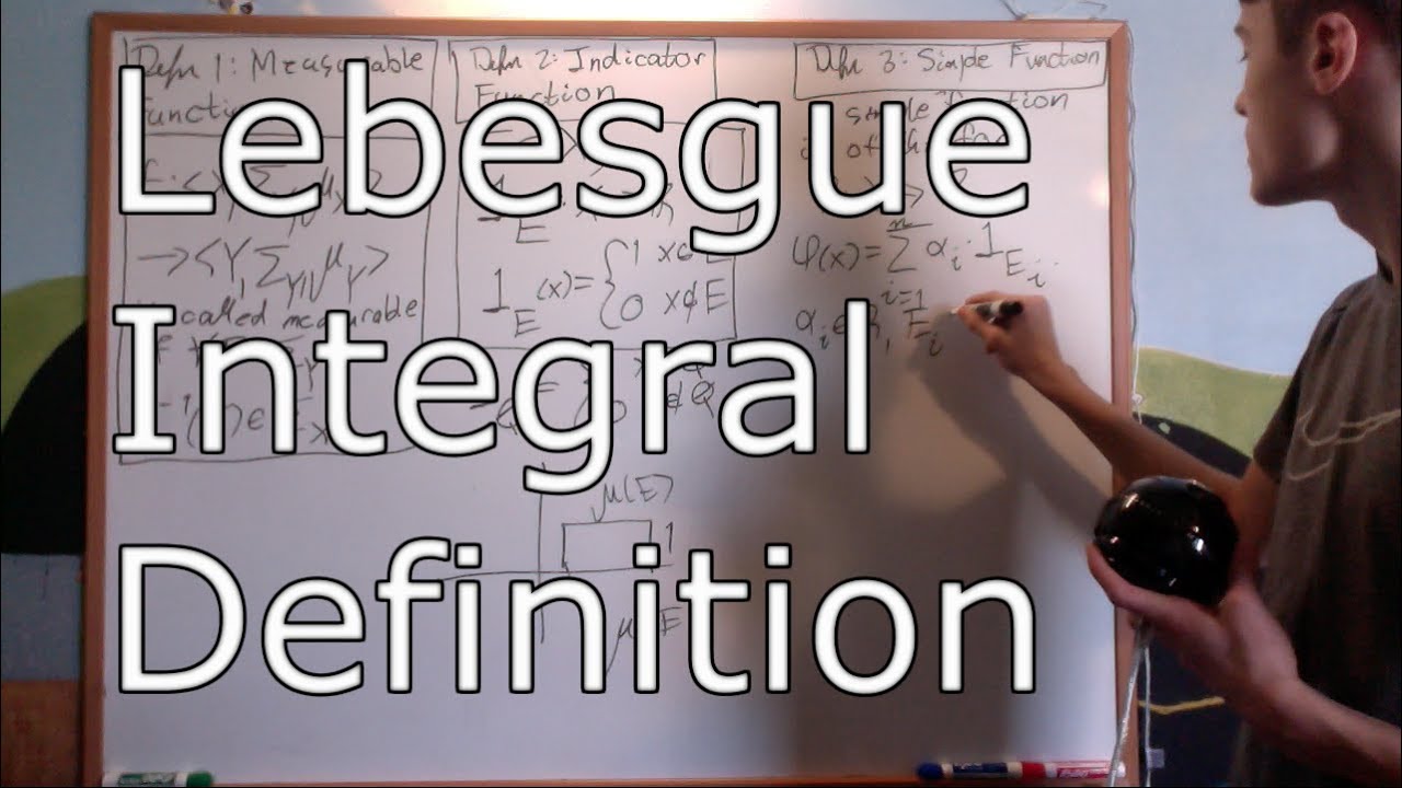 Measure Theory 3.1 : Lebesgue Integral - YouTube