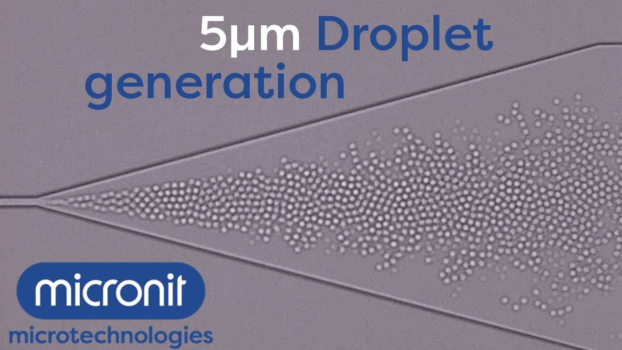 5µm droplet generator | Micronit - YouTube