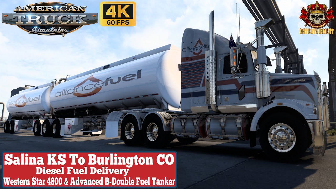 ATS 1.50 4K | Salina KS To Burlington CO | Western Star 4800 & Advanced ...