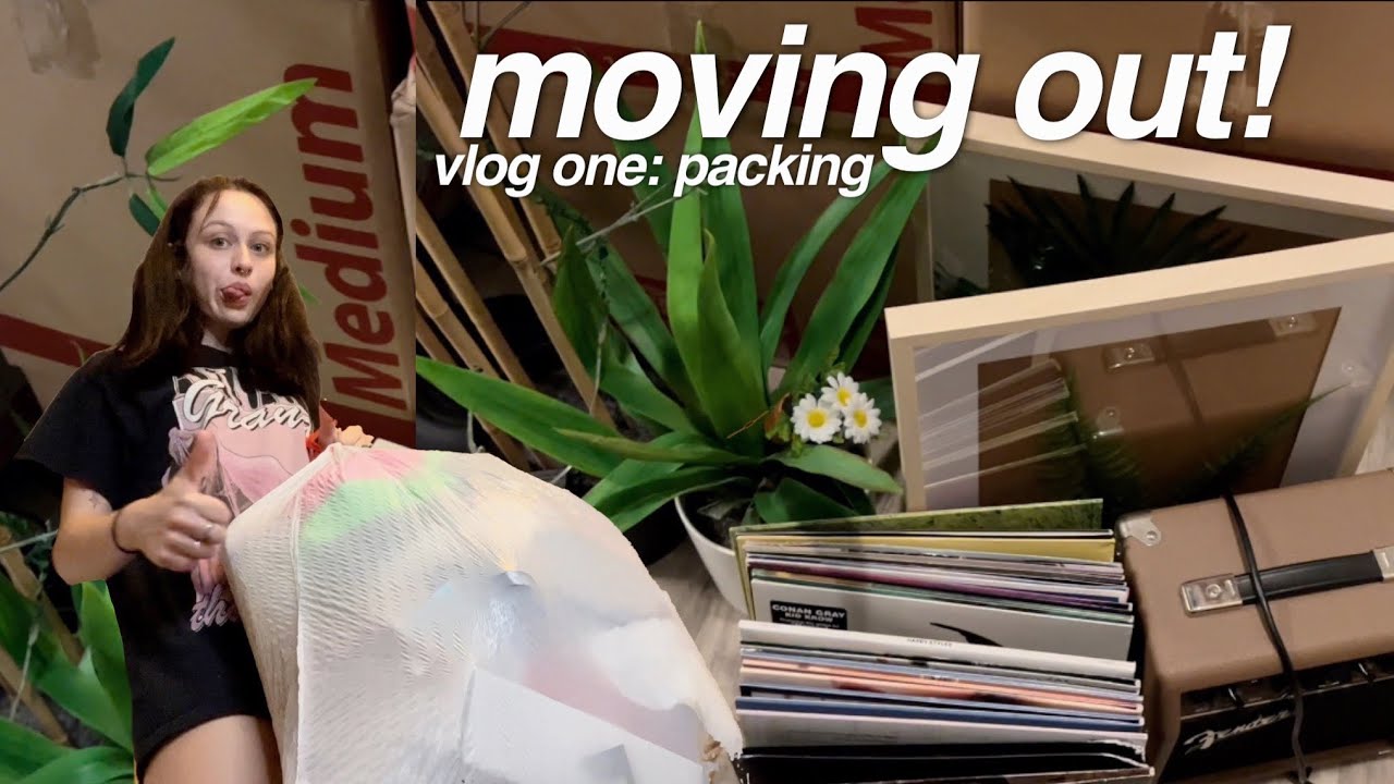 pack with me! moving out vlog (part 1) - YouTube