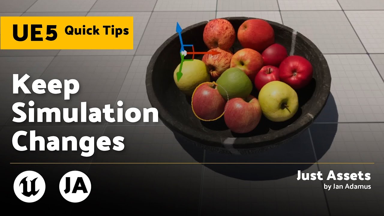 UE QuickTip | Keep Simulation Changes - YouTube