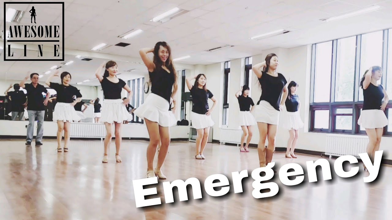 Emergency Line Dance - Frank Trace (High Beginner Level) - YouTube