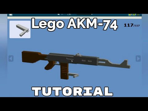 Lego AKM-74 of STALKER Tutorial - YouTube