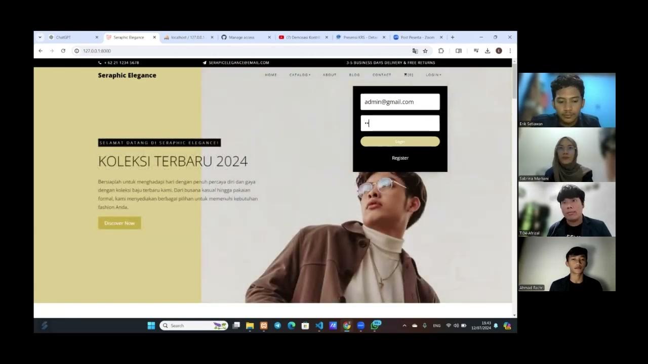 Demo Project Laravel - Pemrograman Web 2 - YouTube