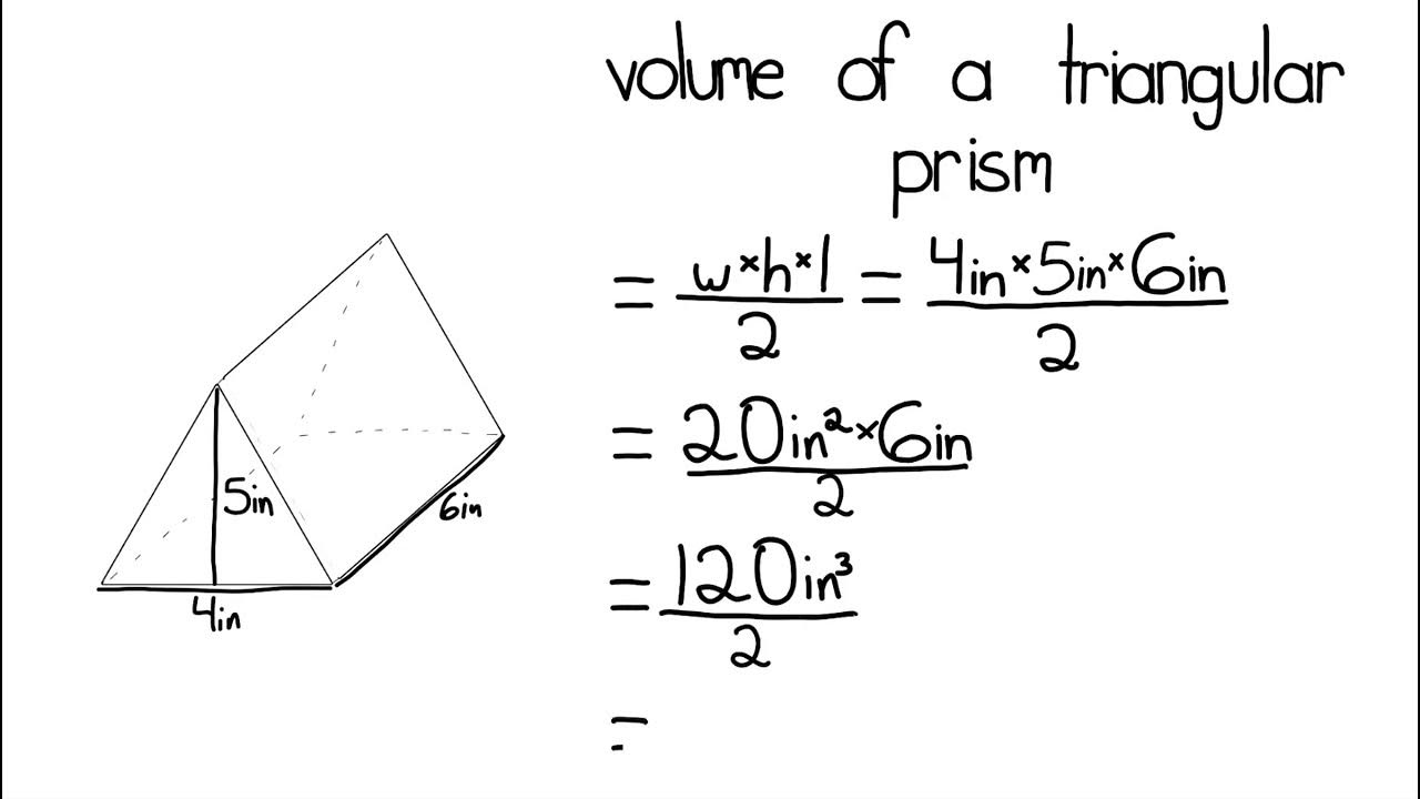 How to find volume of triangular prism? - YouTube