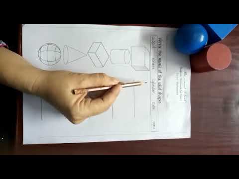 01 Math Worksheet 5 Topic: "Solid Shapes" Grade#1 - YouTube