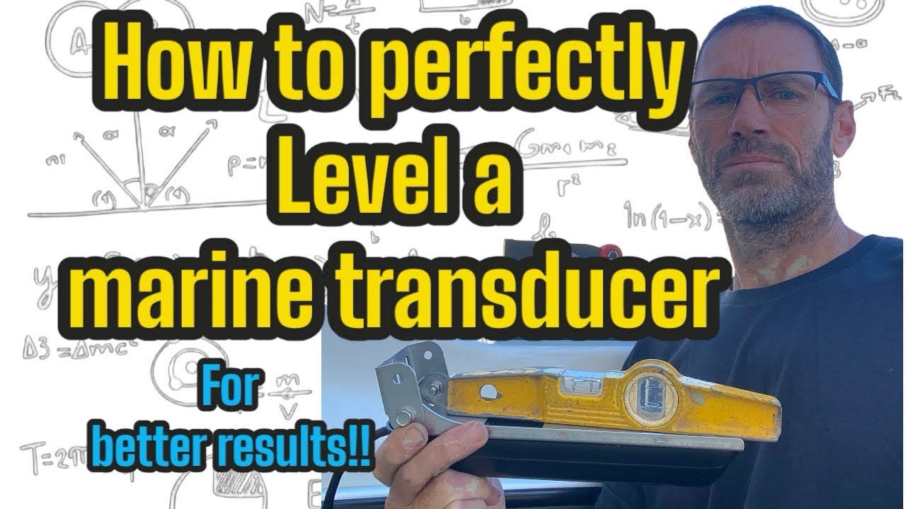 You need to get your transducer level when underway in order to get the ...