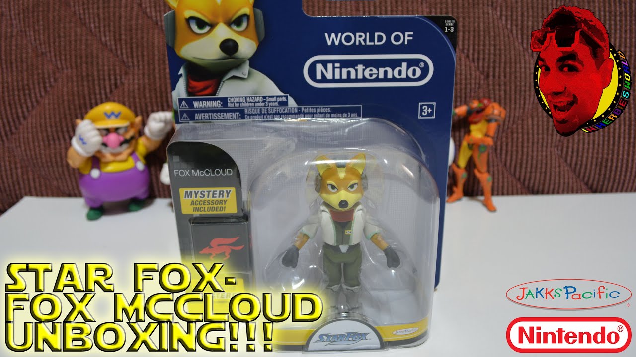 Jakks Pacific- World of Nintendo {SERIES 1-3} {STAR FOX} FOX McCLOUD ...