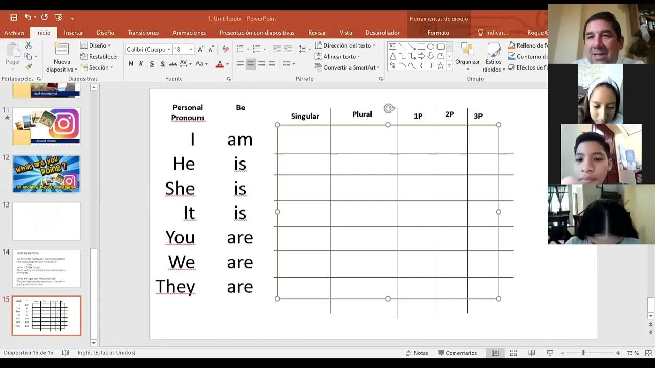 Practice personal pronouns - YouTube