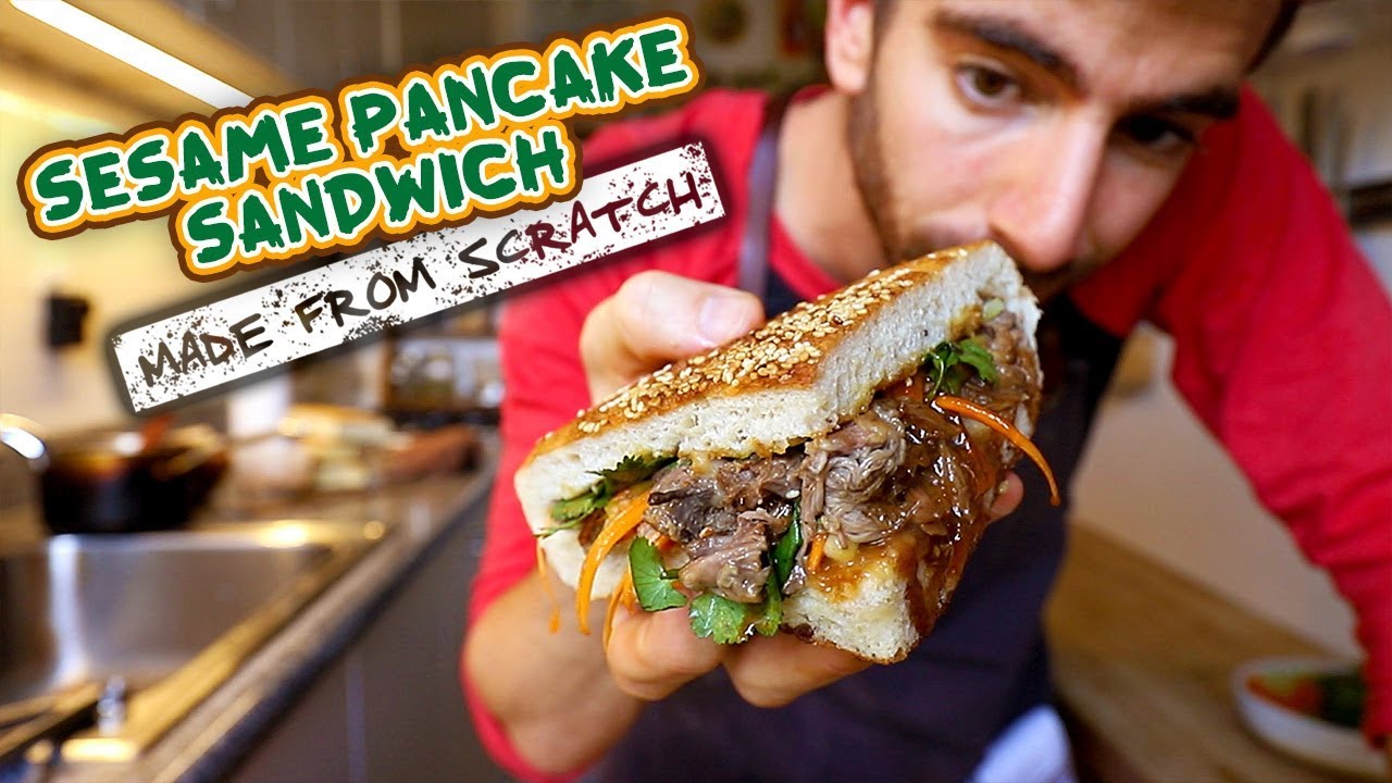 2000 Year Old Chinese Sandwich 肉夹馍 - YouTube