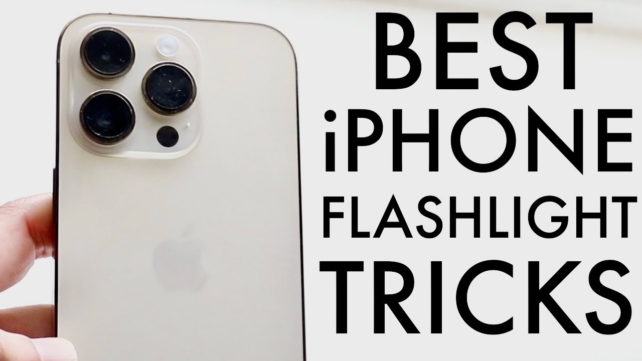 Hidden iPhone Flashlight Tricks! - YouTube