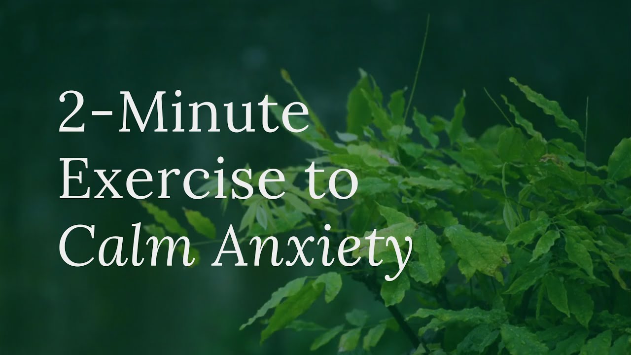 Calm Anxiety in Just 2 Minutes | Easy and Quick Mindfulness Grounding ...