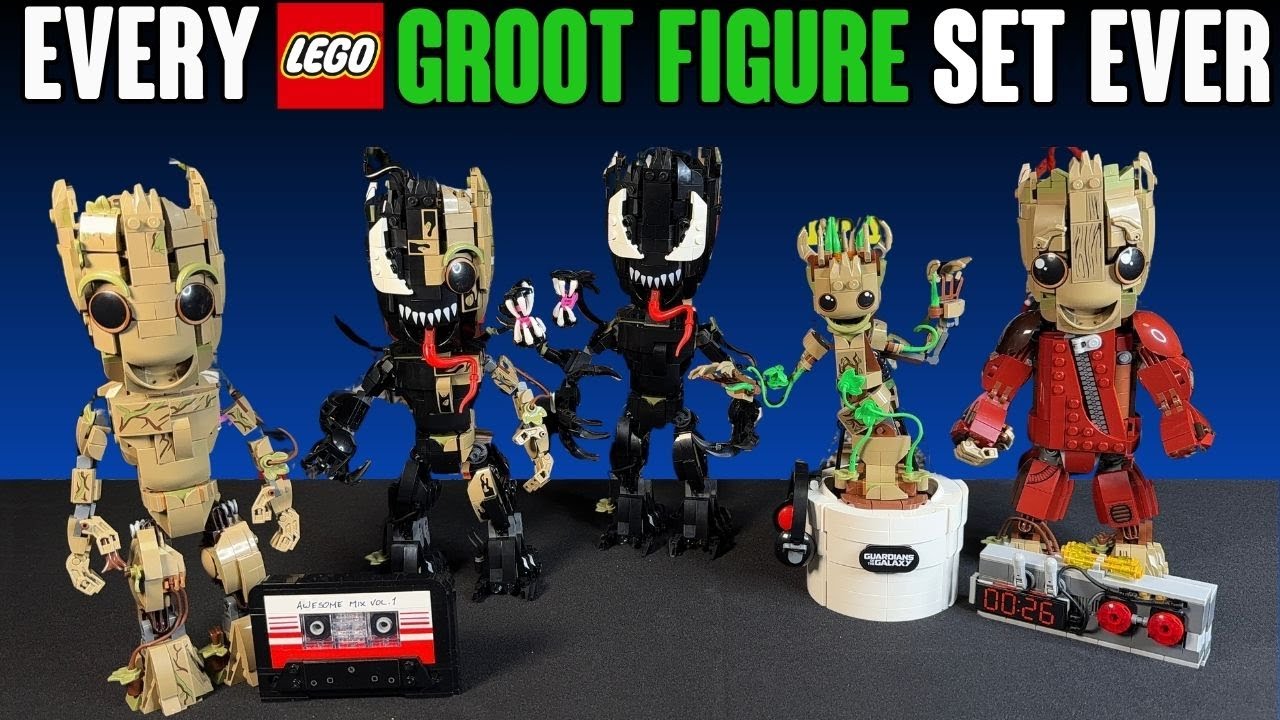 EVERY LEGO GROOT Figure Set Ever Made (76217, 76249, 76297, 76341 ...