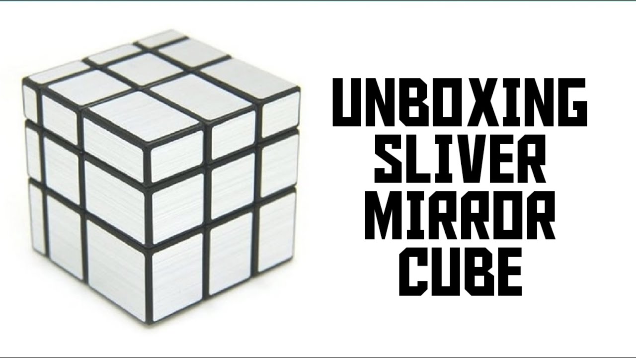 Unboxing silver mirror cube 3x3 puzzle toy - YouTube