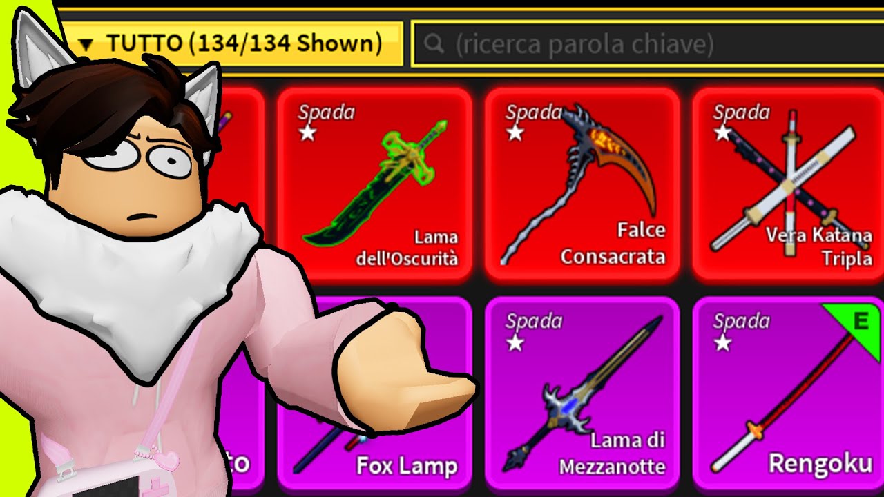 Come USARE TUTTE Le SPADE Su ROBLOX Blox Fruit - YouTube