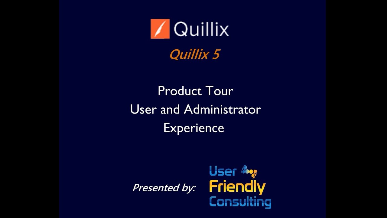 Quillix 5 Product Tour - YouTube
