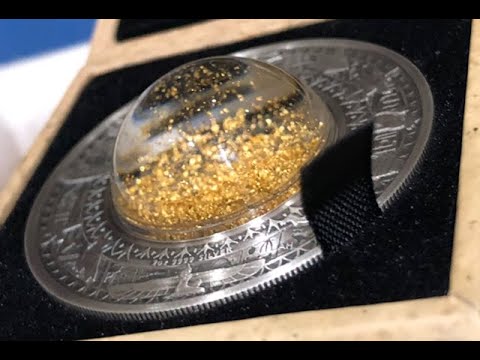 2oz Ancient Egypt Golden Treasures silver coin