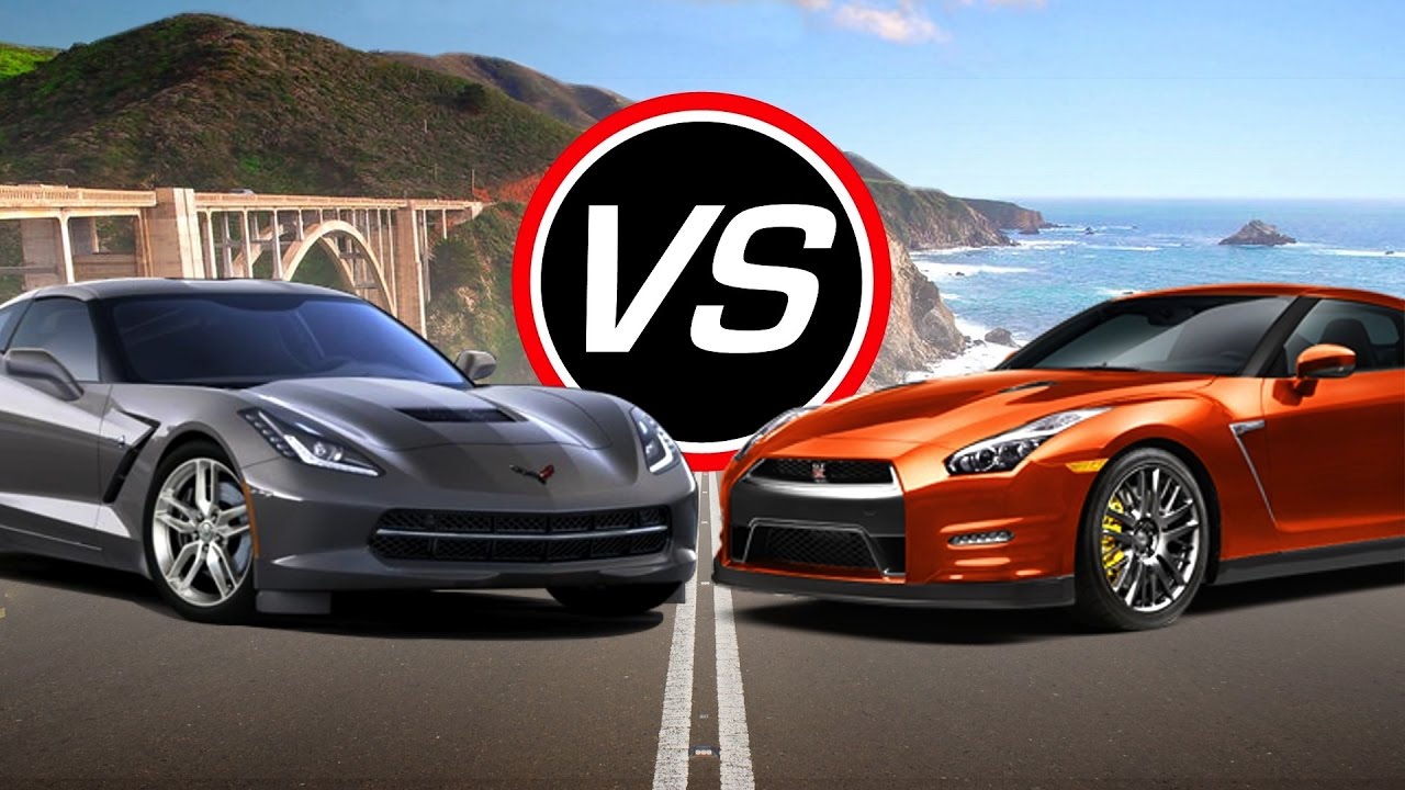 2016 Chevy Corvette Stingray vs Nissan GT-R - Spec Comparison! - YouTube