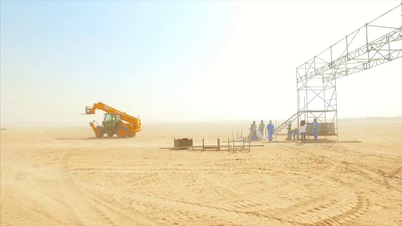 Sandstorm Marmoum Obstacle Race in the Making - YouTube