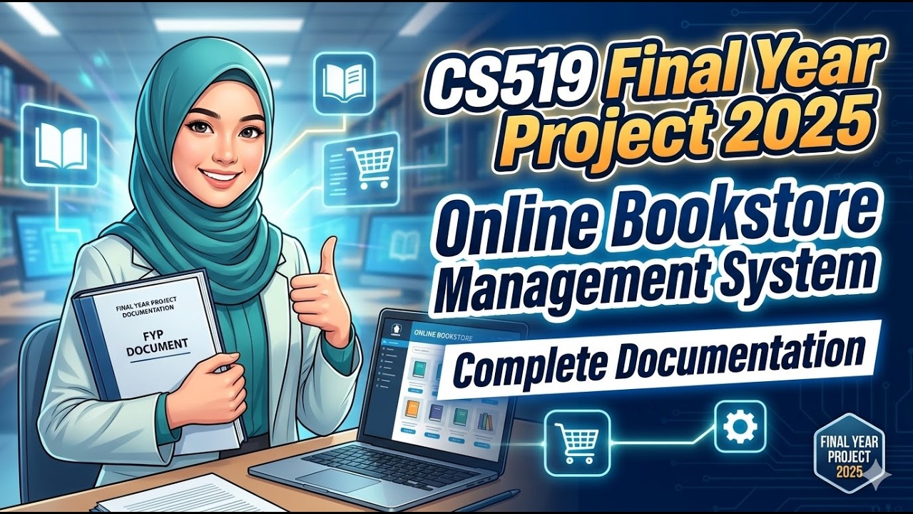 CS519 Final Year Project 2025 | Online Bookstore Management System | VU Students Guide - YouTube